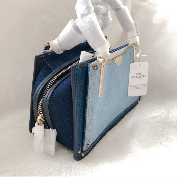 Coach | Bags | Coach Dreamer 2 Colorblock Denim | Poshmark